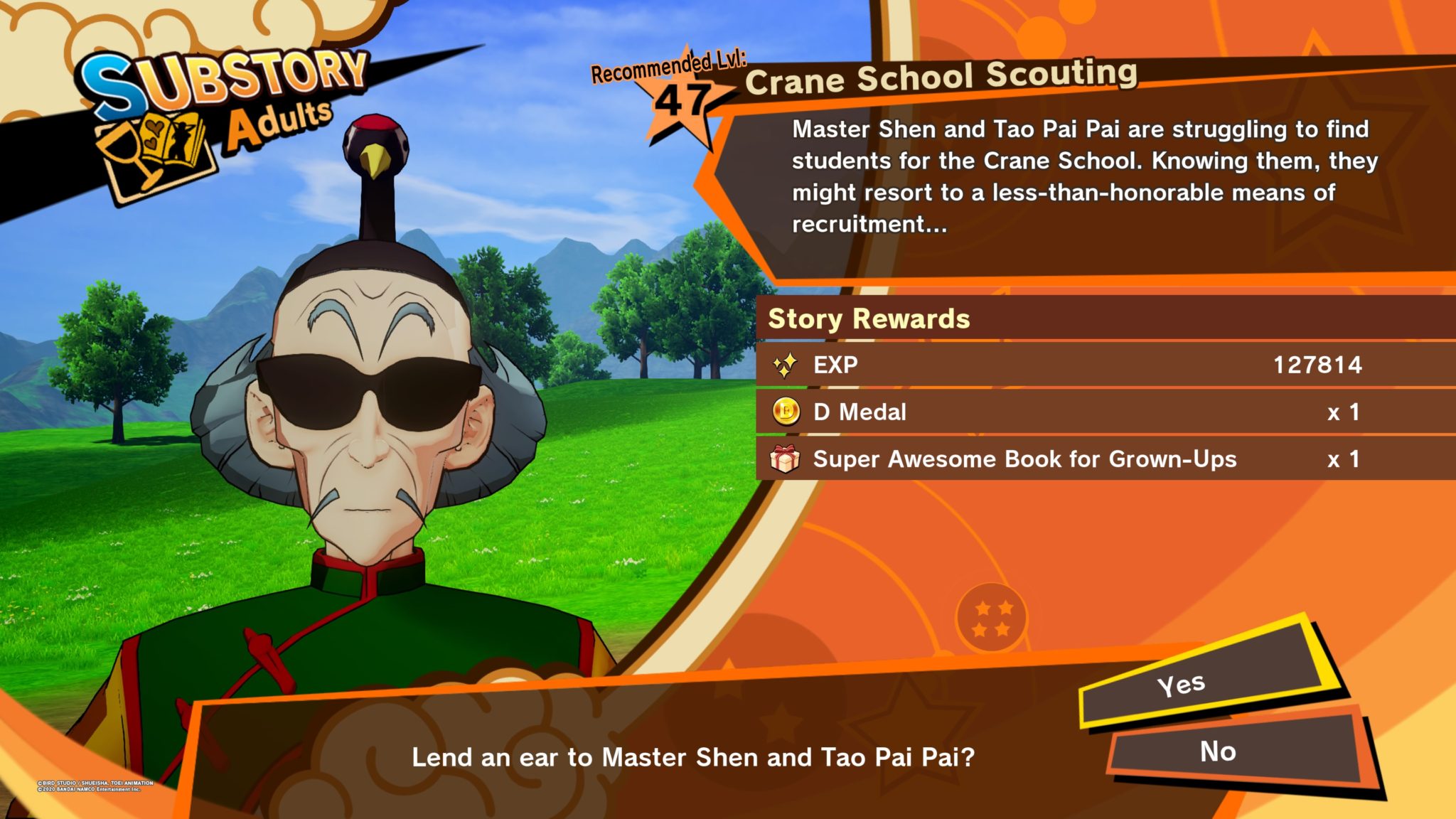 Dragon Ball Z Kakarot – Crane School Scouting - NightlyGamingBinge