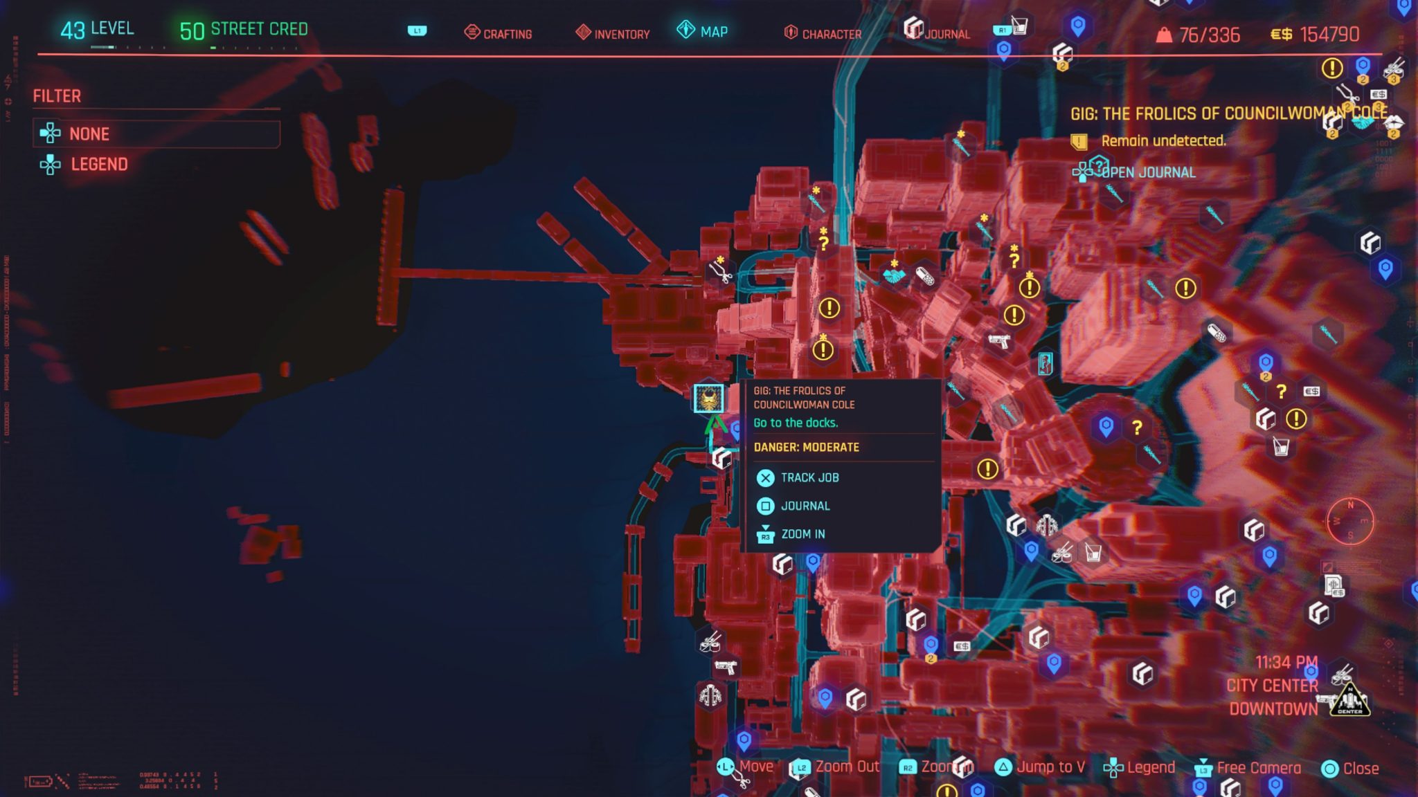 Cyberpunk 2077 – City Center Gigs - NightlyGamingBinge