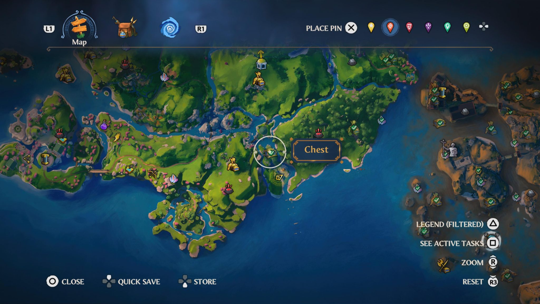 Immortals Fenyx Rising – Valley of Eternal Spring Chest Locations ...