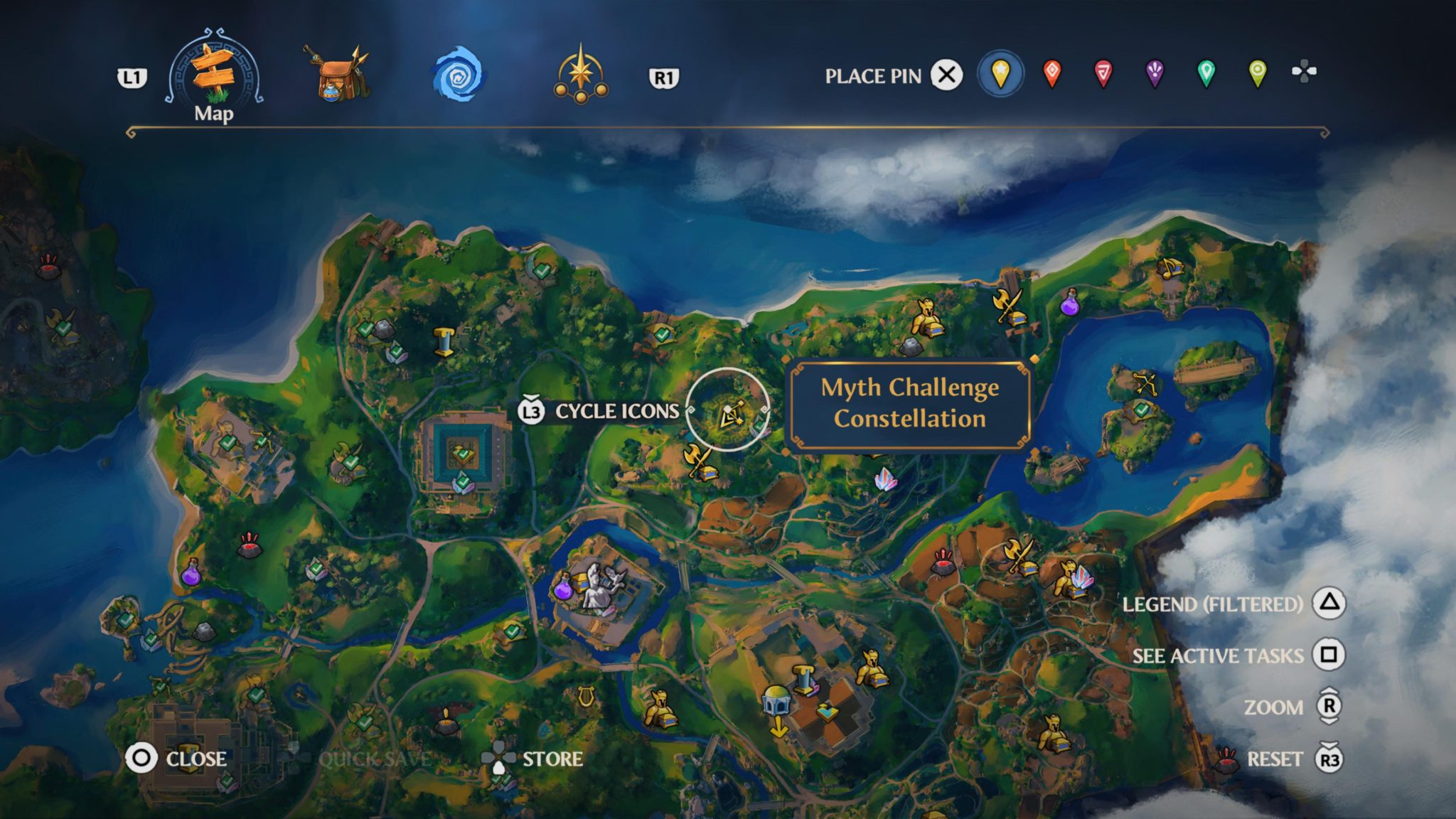 Immortals Fenyx Rising – Grove of Kleos Constellation Myth Challenge ...