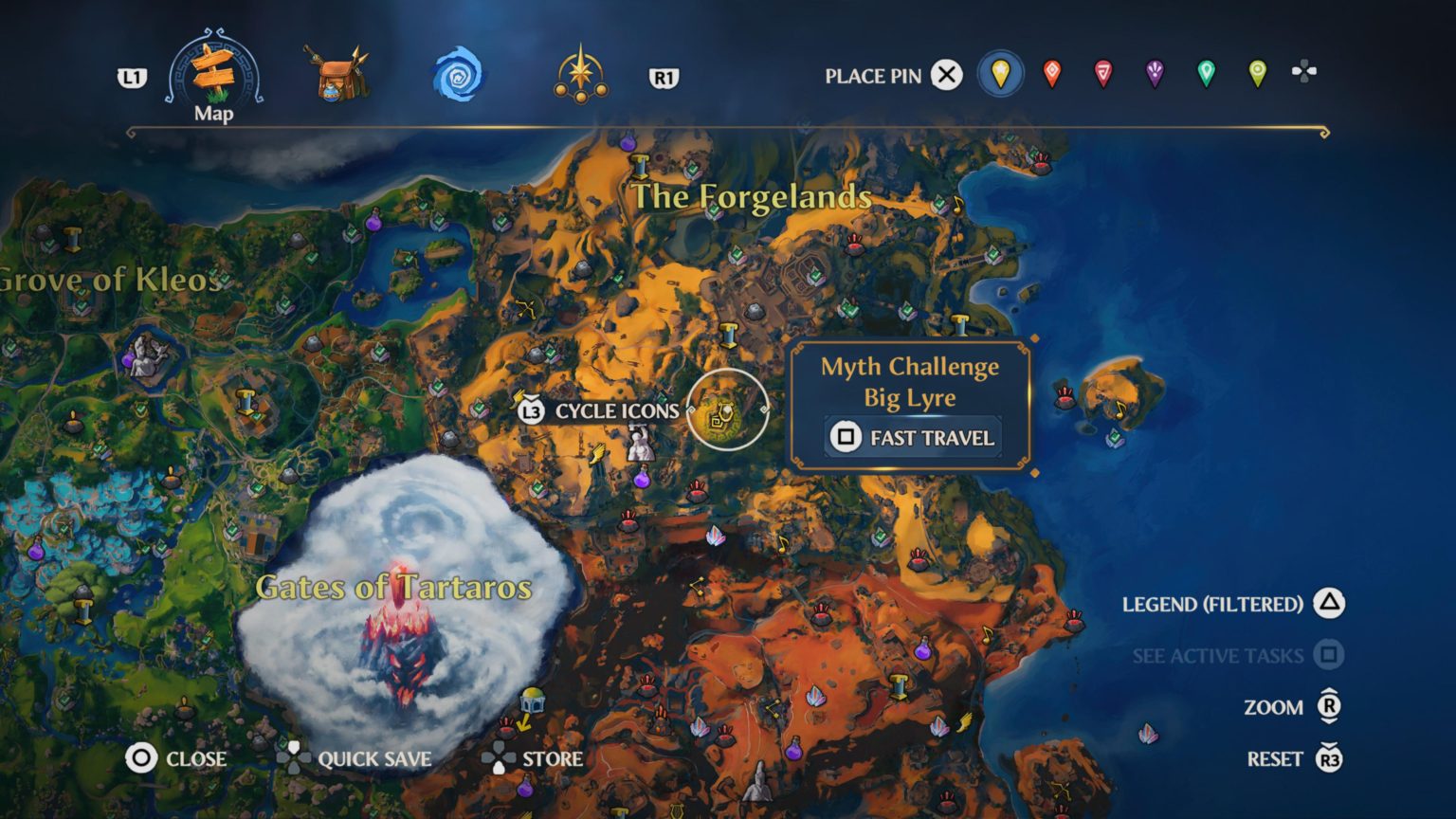 Immortals Fenyx Rising – The Forgelands Big & Small Lyres Myth ...