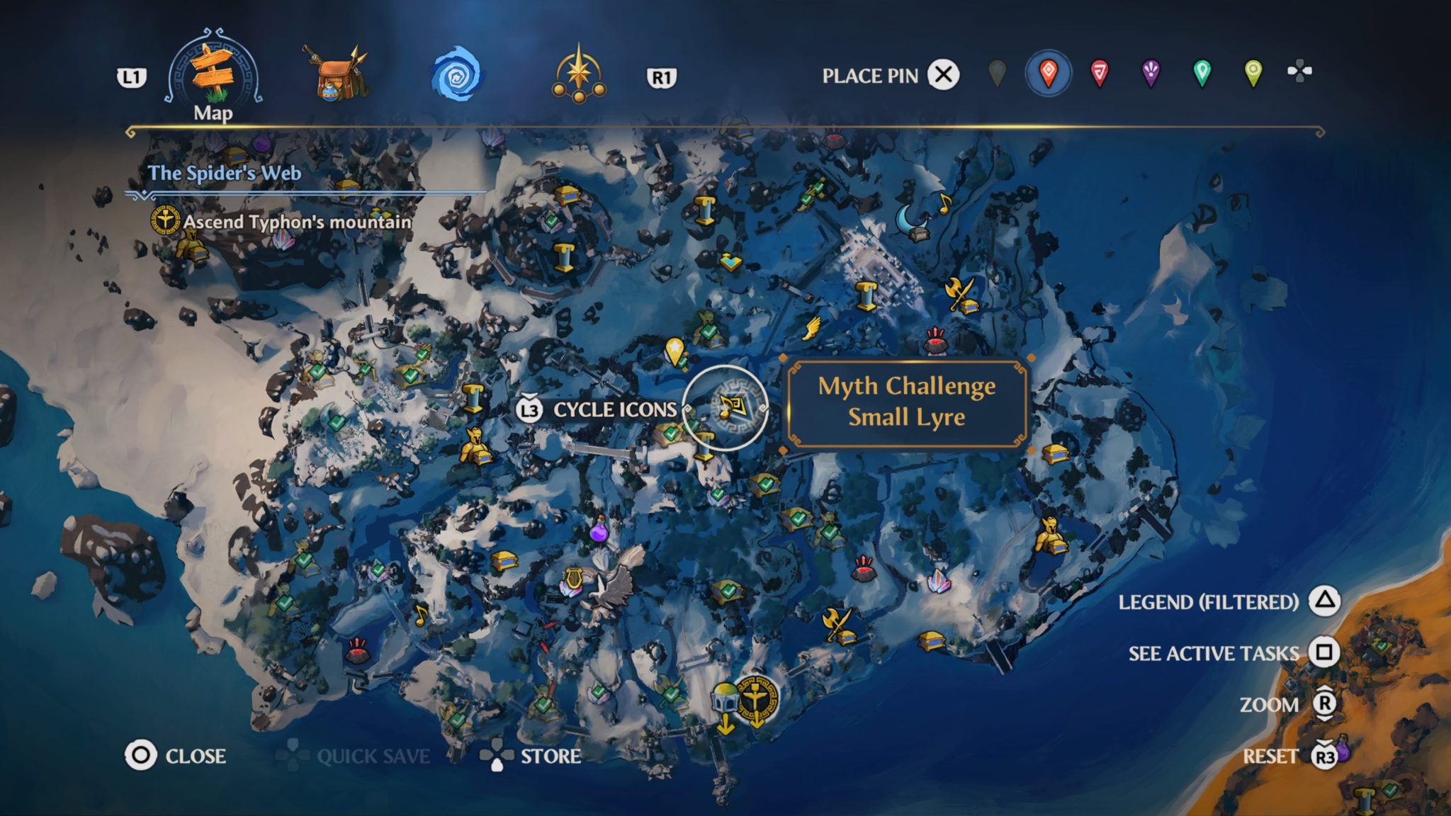 Immortals Fenyx Rising – King’s Peak Lyre Myth Challenges ...