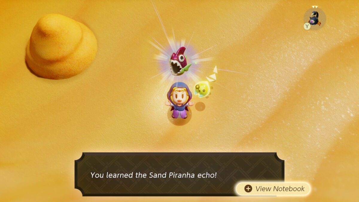 Legend of Zelda: Echoes of Wisdom | Sand Piranha Echo Guide