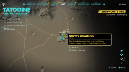 Star Wars Outlaws | Sheriff Quint’s Table Intel Chain