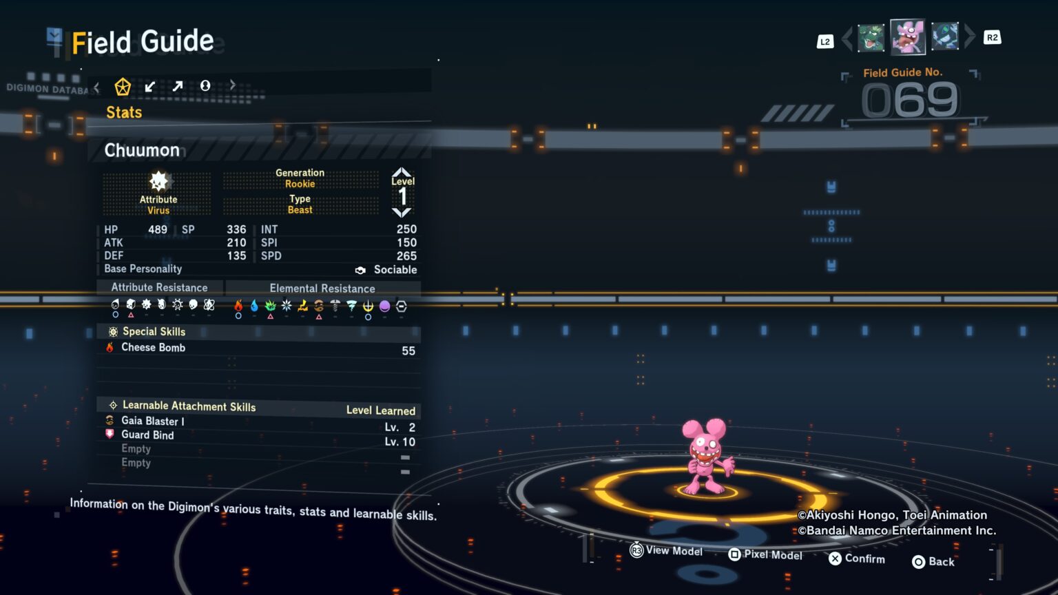 Chuumon Field Guide – Digimon Story Time Stranger